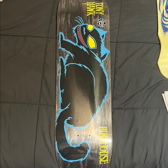 birdhouse | Art | Tony Hawk Birdhouse Skateboard Deck With Blue Cat ...